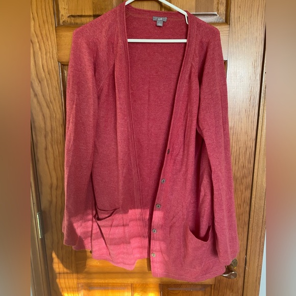J. Jill | Sweaters | J Jill Pink Woolcashmere Blend Cardigan | Poshmark